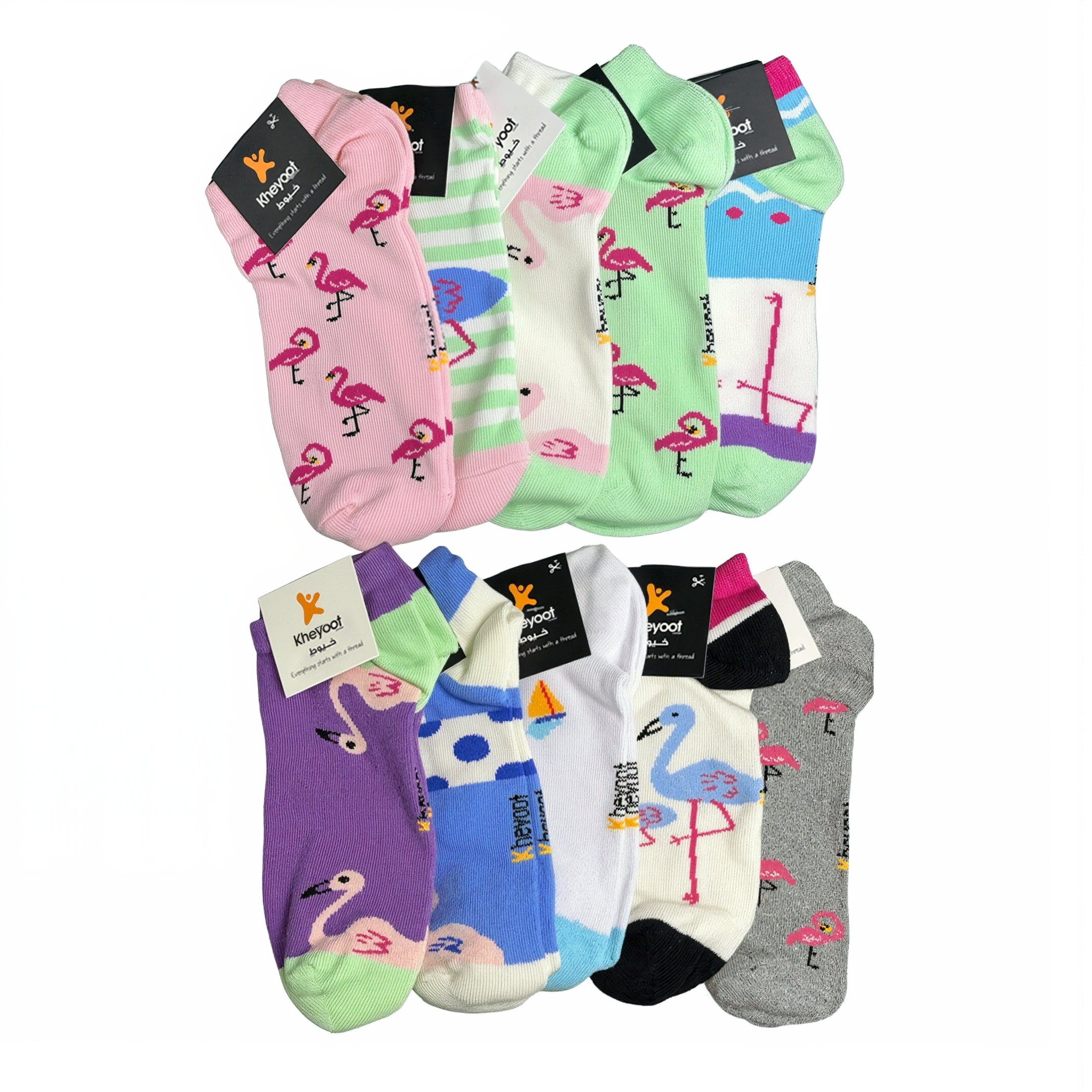 Kheyoot™ Flamingos Women Socks – Kheyoot EG